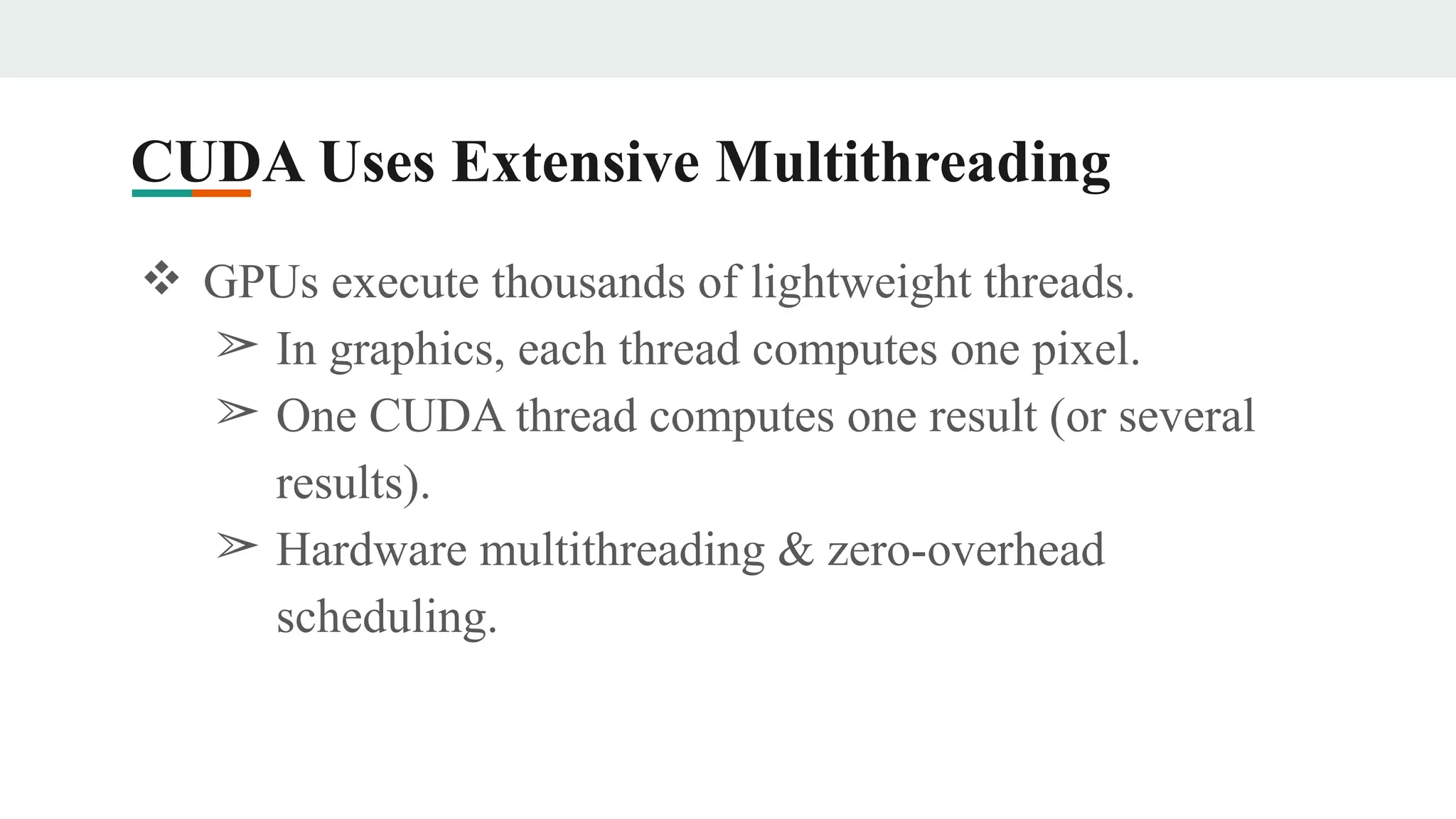 CUDA Architecture | PPT