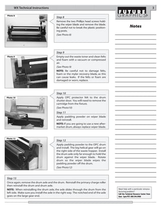 Manual de Recarga HP Canon WX C3909A. | PDF