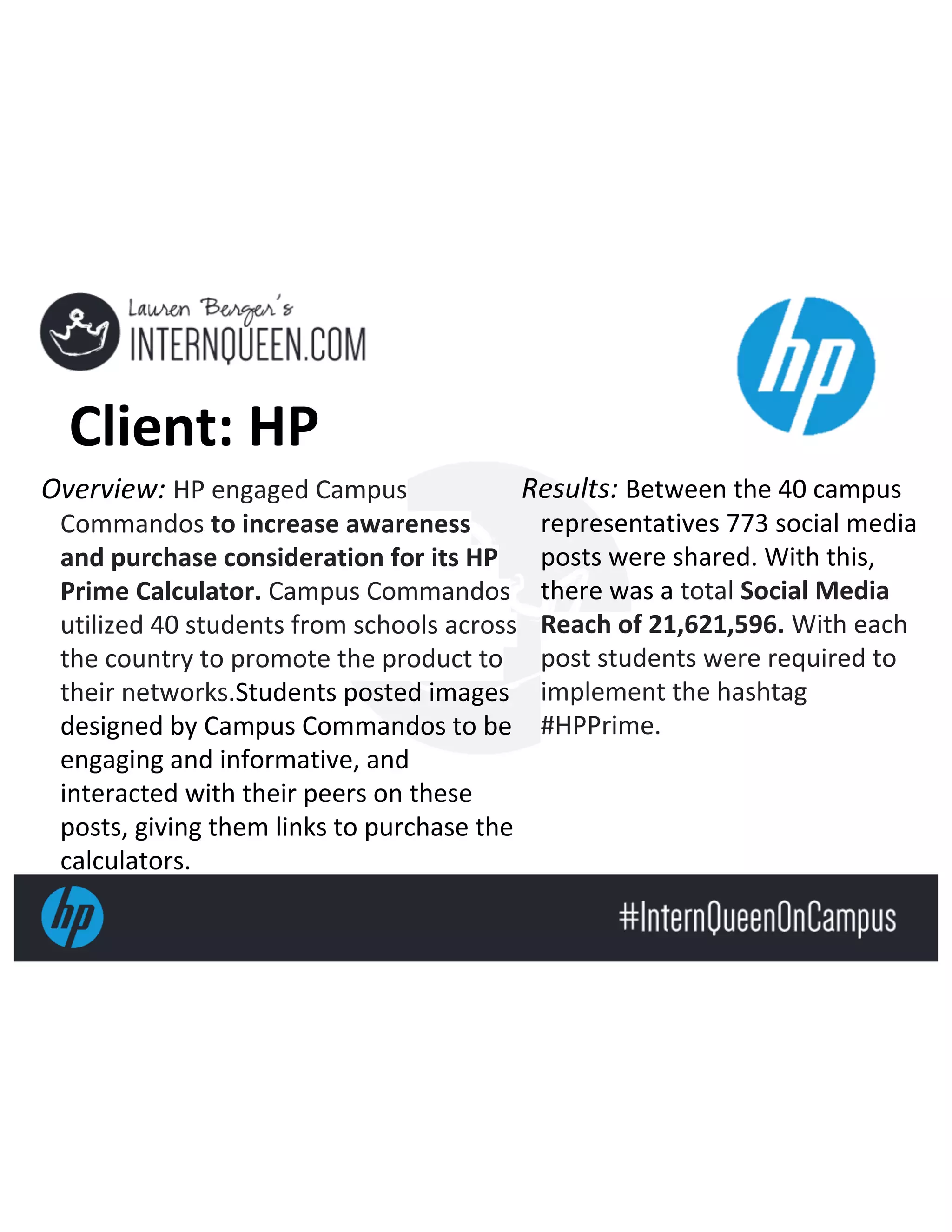 HP Case Study | PDF