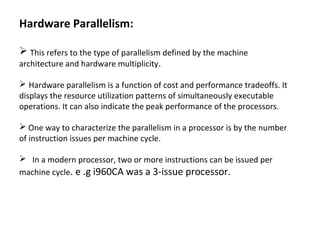 Hardware and Software parallelism | PPT