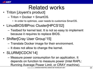 ”Bare-Metal Container" presented at HPCC2016 | PPT