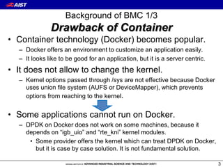 ”Bare-Metal Container" presented at HPCC2016 | PPT