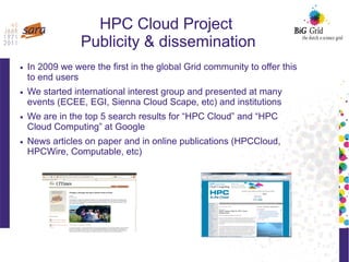 Hpc Cloud project Overview | PPT