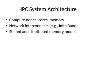 HPC High Performance Course Presentation.pptx