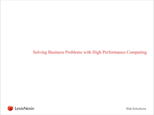 HPCC Presentation | PDF