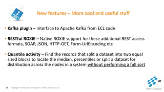 HPCC Systems 6.0.0 Highlights | PPT | Free Download