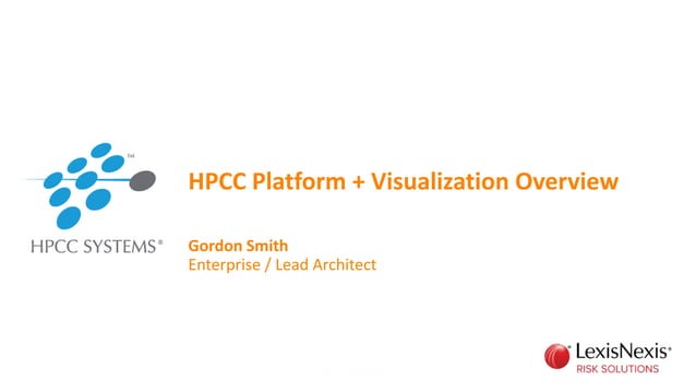 HPCC Platform + Visualization | PPT