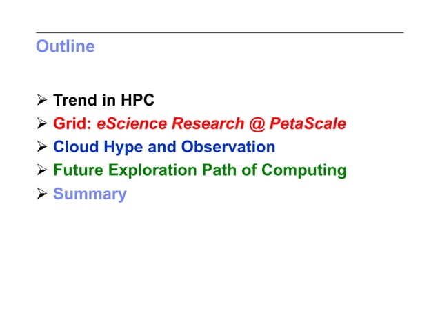 Hpc, grid and cloud computing - the past, present, and future challenge ...