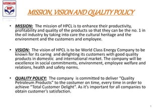 Hpcl pwrpoint presentetion | PPT