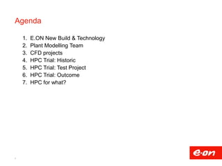 HPC Midlands - E.ON Supercomputing Case Study | PPT