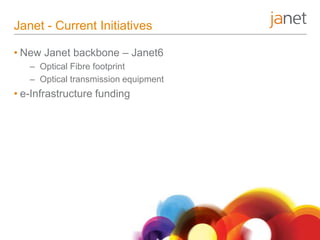 HPC Midlands - JANET(UK) Enabling the UK's e-Infrastructure | PPTX ...