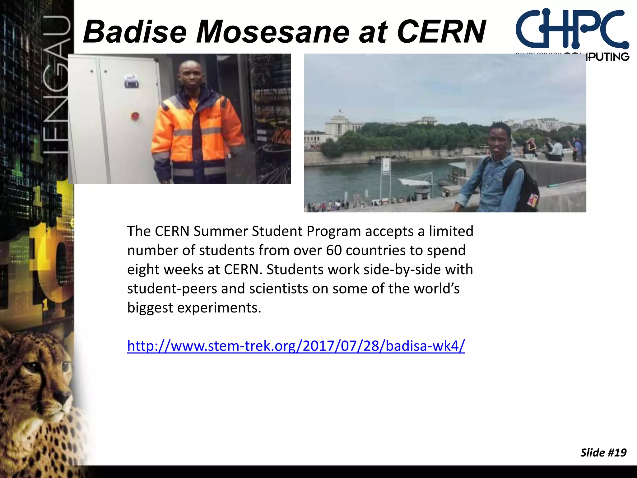 Building High Performance Computing Capability in the African Continent/Happy Sithole | PPTX