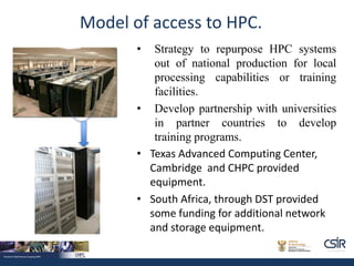 Building High Performance Computing Capability in the African Continent ...