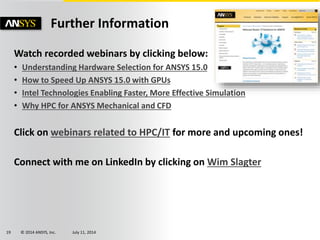 HPC Parallel Computing for FEA - Customer Examples (1 of 4) | PPTX