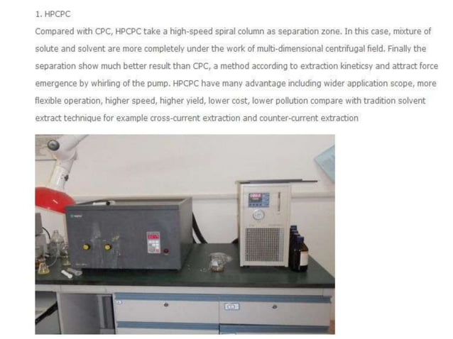 HPCPC[HIGH PERFORMANCE CENTRIFUGAL PARTITION CHROMATOGRAPHY], WHAT IS ...