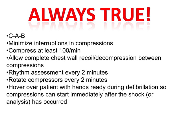 HIGH PERFORMANCE CPR and RESUSCITATION QUALITY IMPROVEMENT | PPTX ...