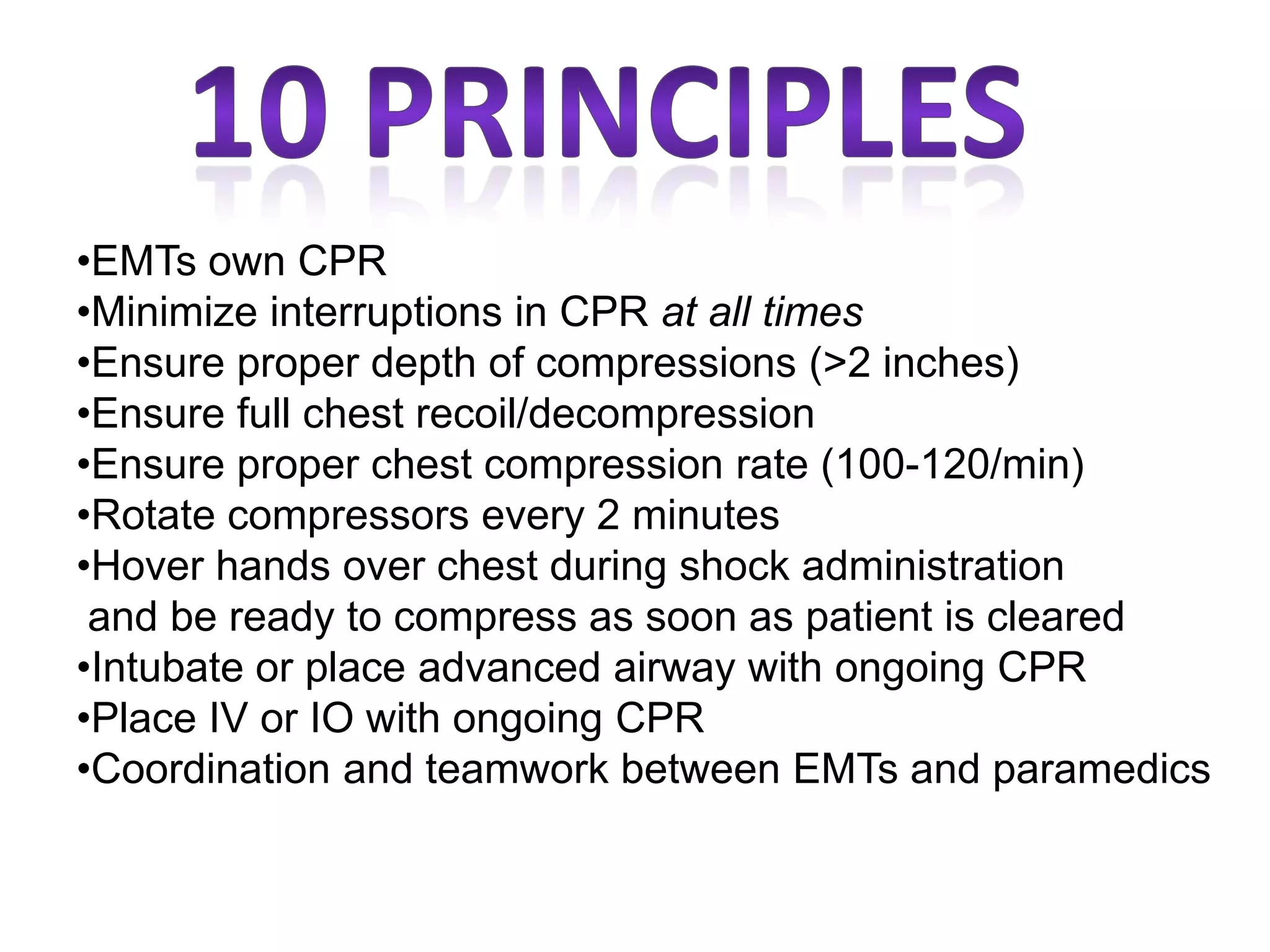 High Performance-High Density- Pit Crew- Team CPR | PPTX