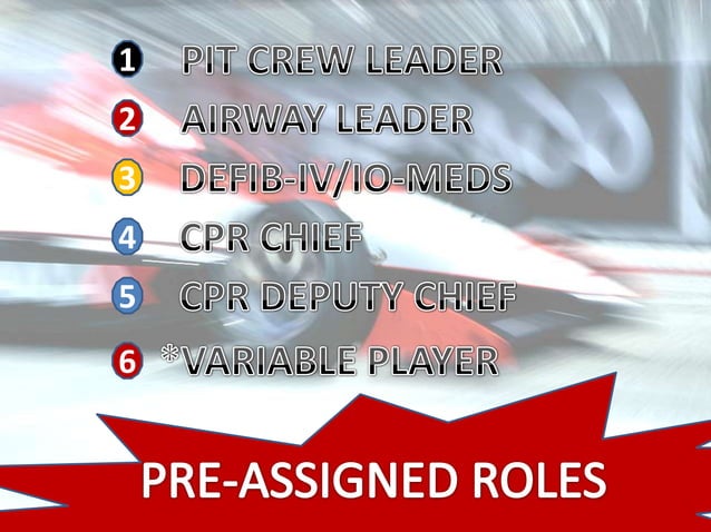 High Performance-High Density- Pit Crew- Team CPR | PPTX | First Aid ...