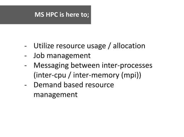 Microsoft HPC - Kivanc Ozuolmez - Public Content | PPTX | Computer Networking | Computing