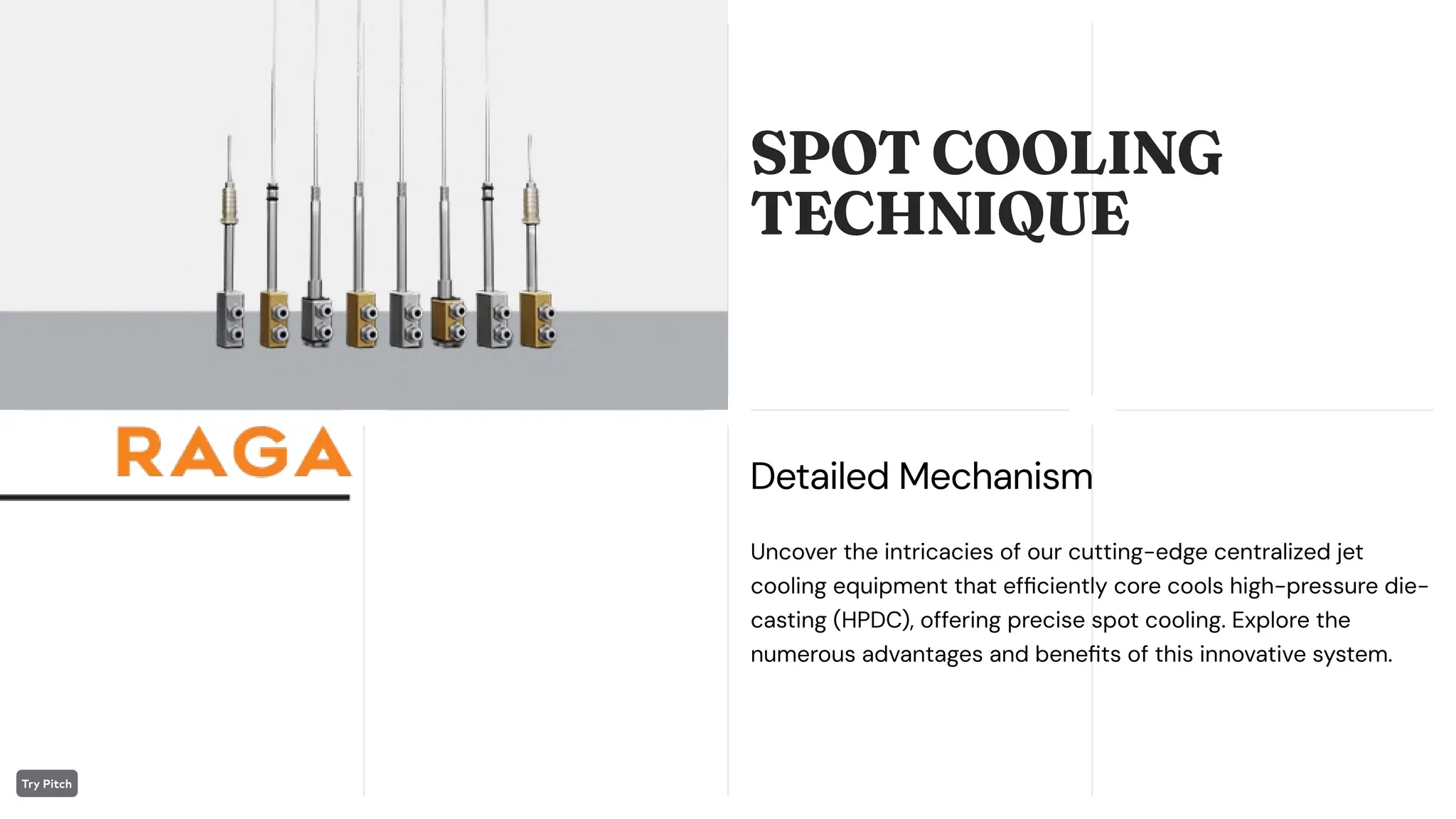 HPDC, Jet Cooling machine for Spot, Core cool, and Equipment ...