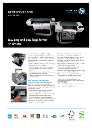 Hp designjet t790 | PDF