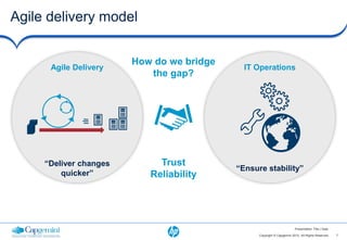 HP Discover Session BB2160: Agile DevOps Continuous Delivery | PDF ...