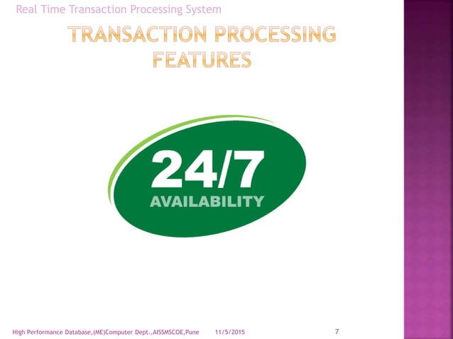 realtime- transaction Processing System | PPT