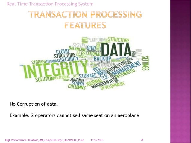 realtime- transaction Processing System | PPT