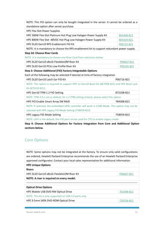 Hpe Proliant DL20 Gen10 Server Datasheet | PDF