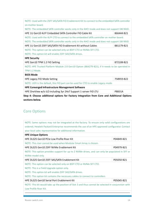 Hpe Proliant DL325 Gen10 Server Datasheet | PDF