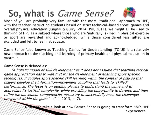 HPE Game Sense PowerPoint | PPTX | Educational Video Games | Video Game Genres