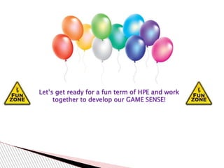 HPE Game Sense PowerPoint | PPTX