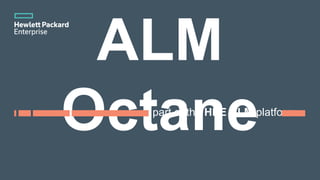 HPE ALM Octane | DevOps | Agile | PPT