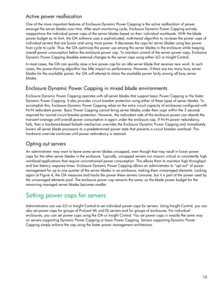 hp power capping and hp dynamic | PDF