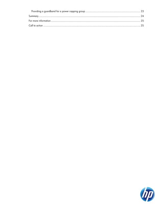 hp power capping and hp dynamic | PDF