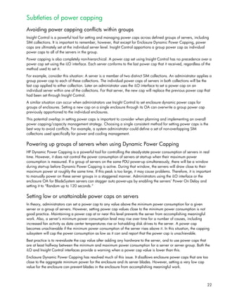 hp power capping and hp dynamic | PDF