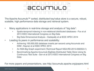 Performance Models for Apache Accumulo | PPT