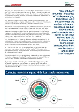 Connecting the manufacturing industry | PDF