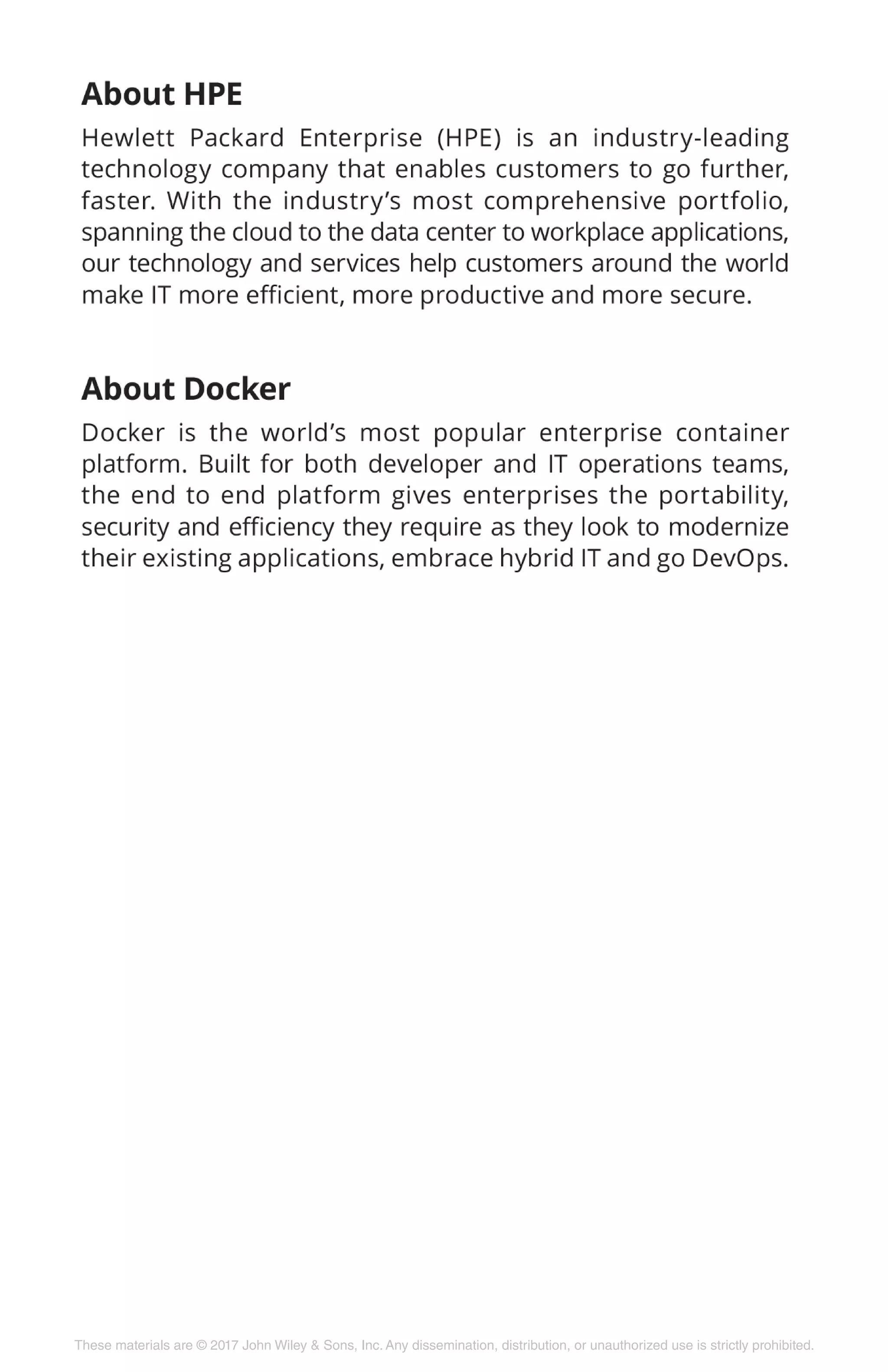 Containers for Dummies | PDF
