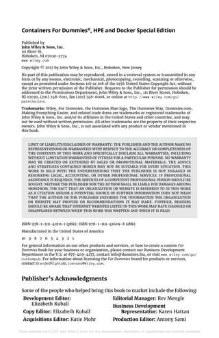 Containers for Dummies | PDF | Operating Systems | Computer Software and Applications