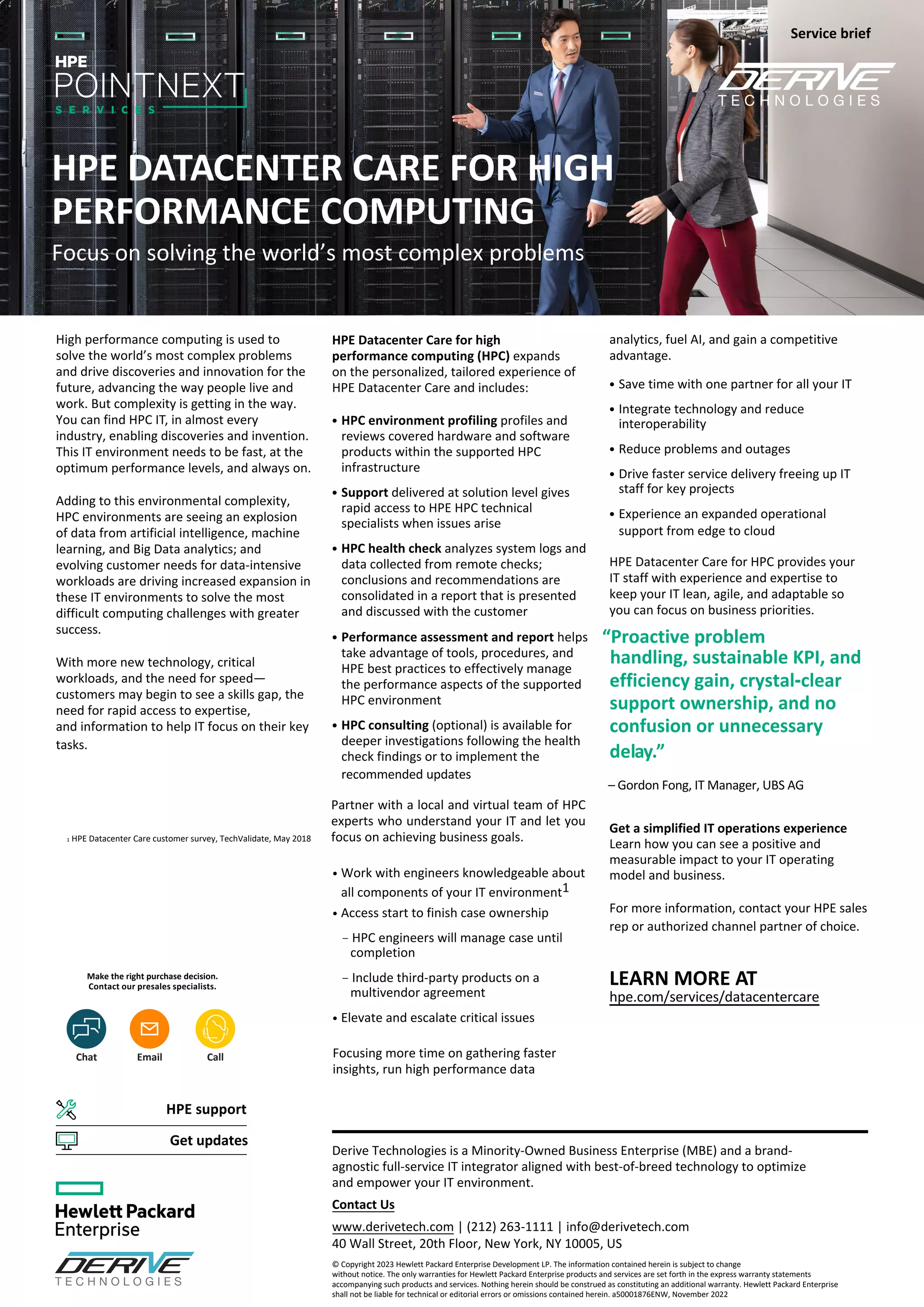 HPE: Datacenter Performance | PDF