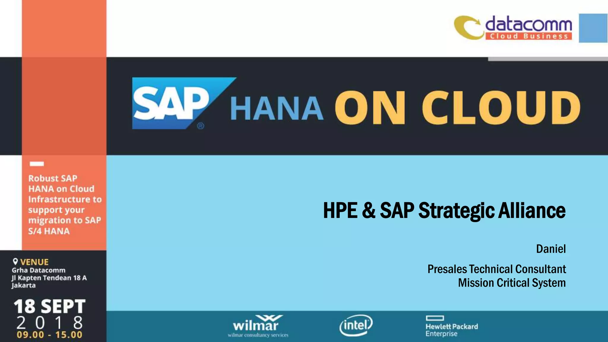 HPE & SAP Strategic Alliance | PPT
