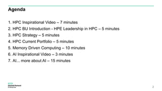 HPC DAY 2017 | HPE Strategy And Portfolio for AI, BigData and HPC | PPT