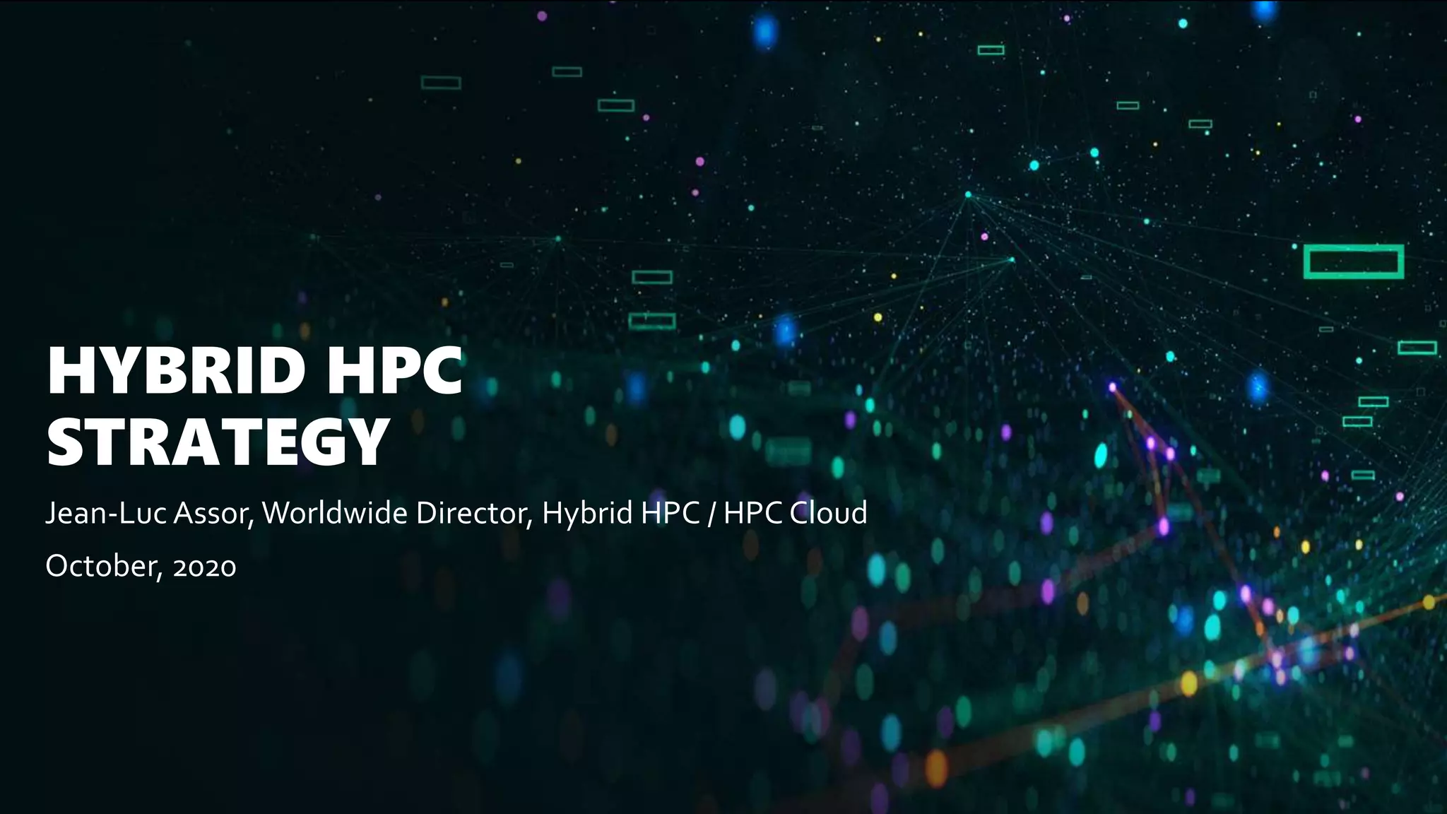 HPE Hybrid HPC strategy including UberCloud Containers | PPTX | Cloud ...