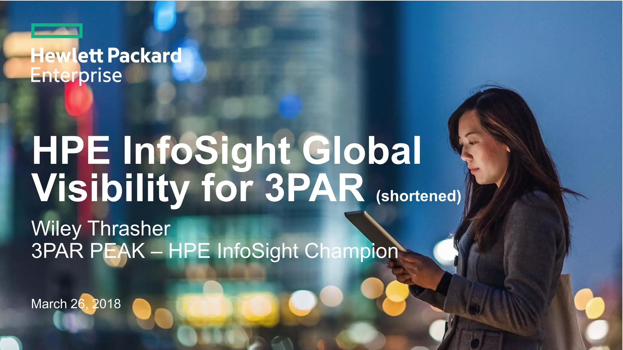 HPE InfoSight for 3PAR quickstart shortened v1 | PDF