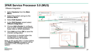 HPE InfoSight for 3PAR quickstart shortened v1 | PPT