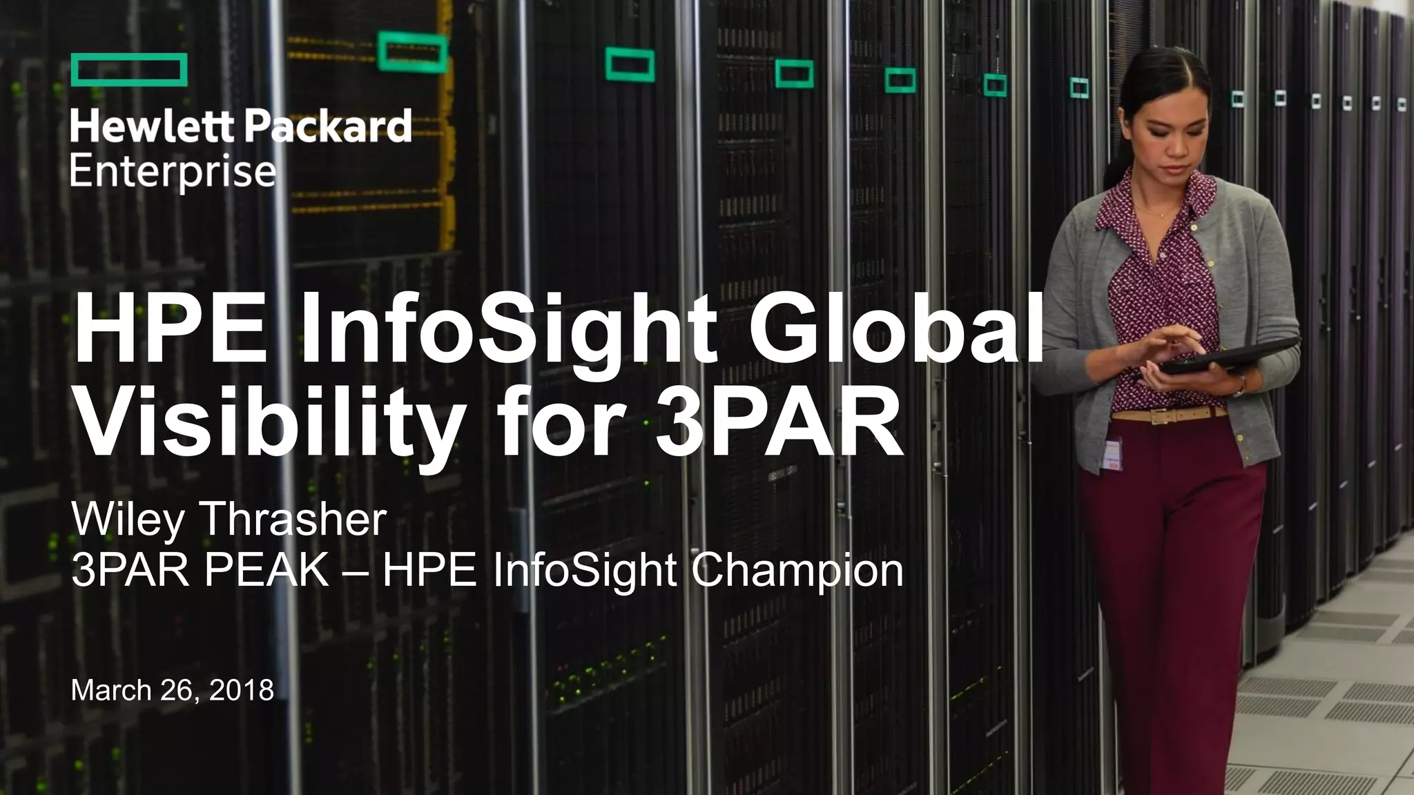 HPE InfoSight for 3PAR quickstart v1.2 | PPT