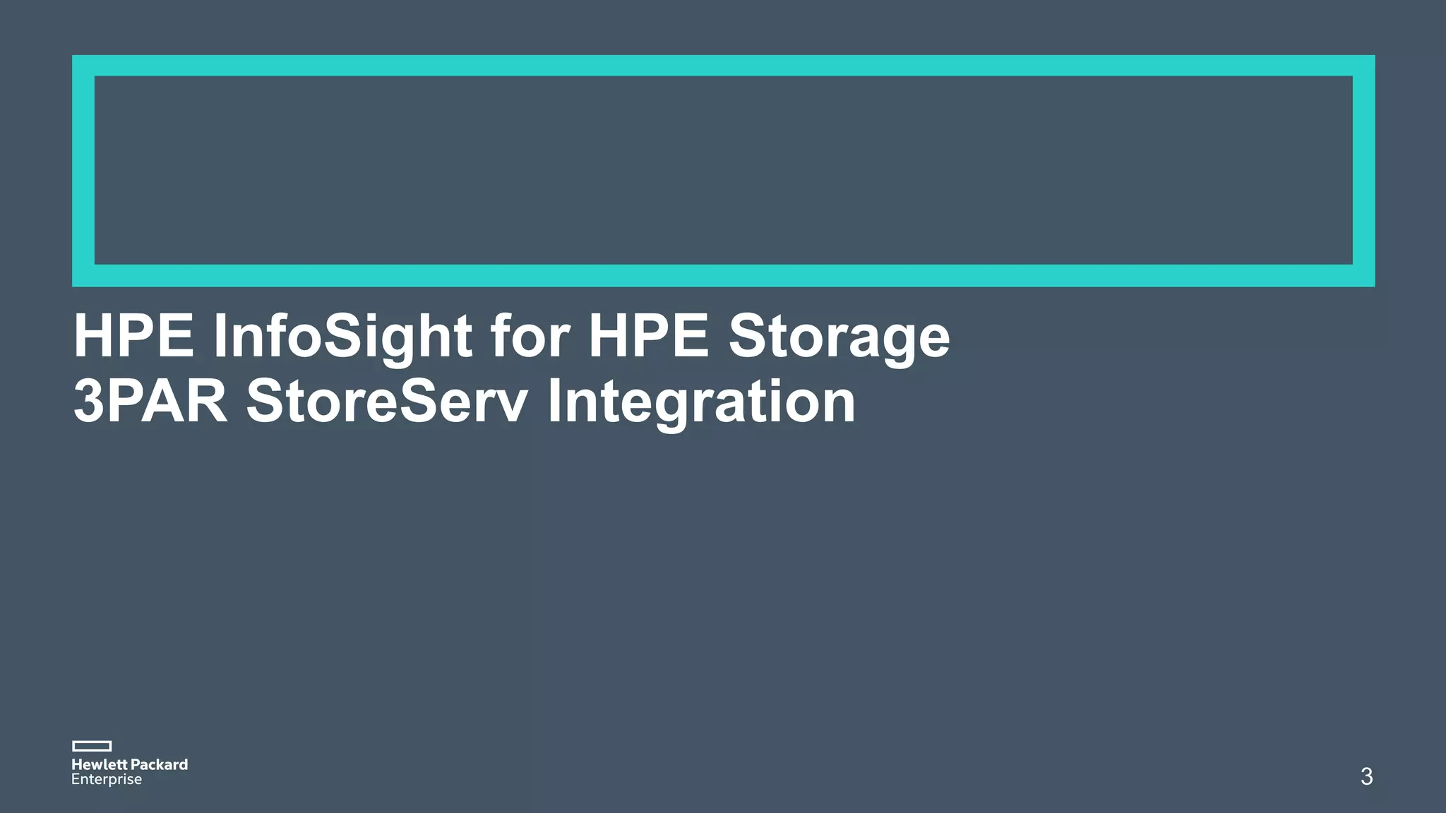 HPE InfoSight for 3PAR quickstart v1.2 | PPT