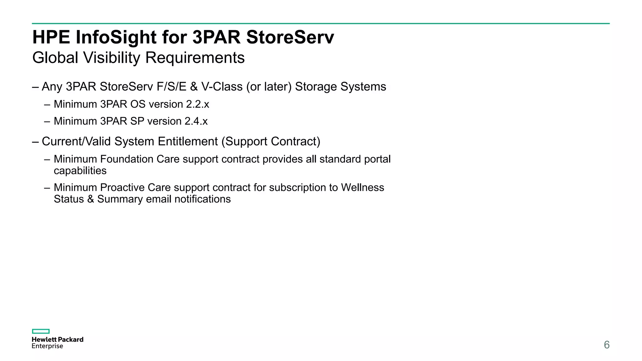 HPE InfoSight for 3PAR quickstart v1.2 | PPT