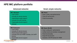Hpe Intelligent Management Center | PPTX